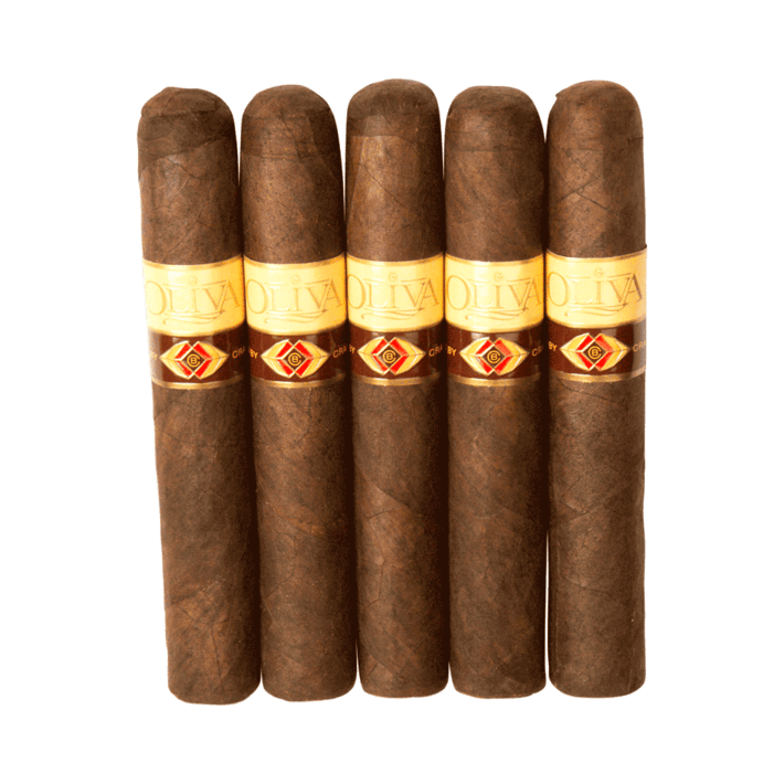Crafted by Oliva Maduro Robusto Wholesale Cigars | Santa Clara Cigars