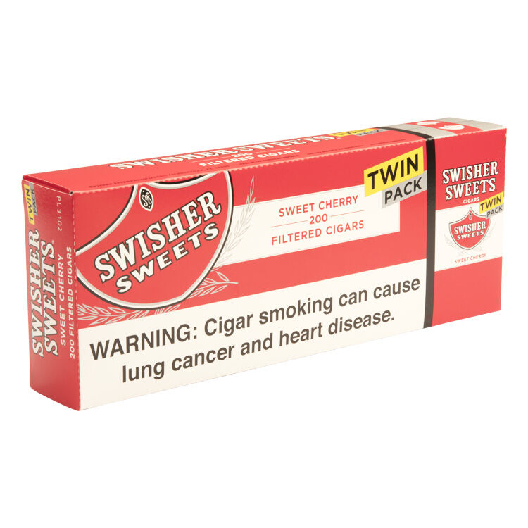 Swisher Sweets Filtered Cigars Cherry Twin Pack Wholesale Cigars ...
