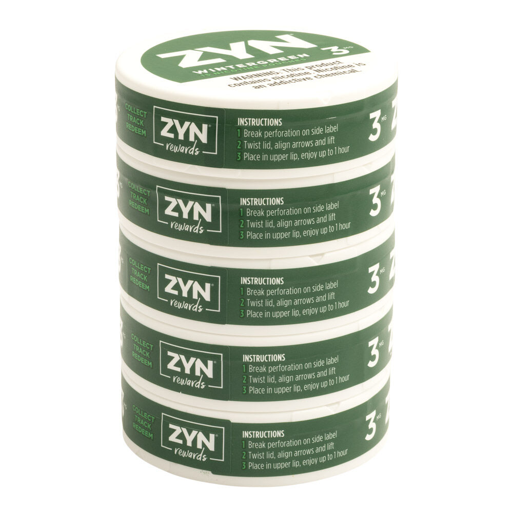 ZYN Wintergreen 3MG Nicotine Pouches Wholesale Cigars | Santa Clara Cigars