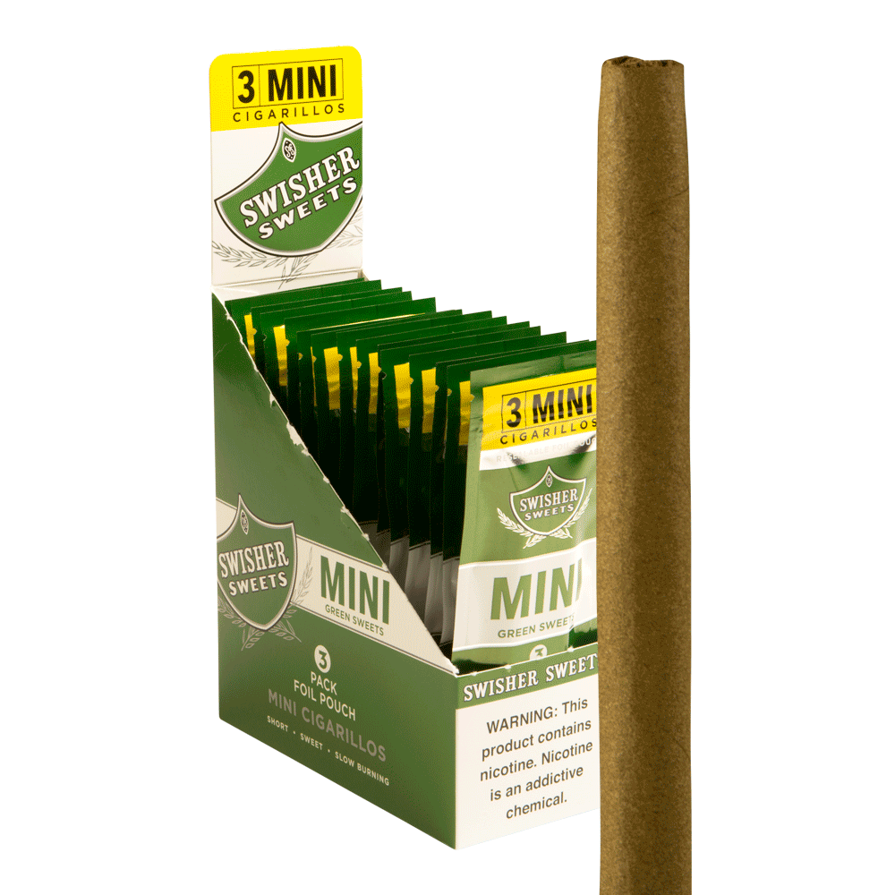 Swisher Sweets Mini Green Sweet Wholesale Cigars | Santa Clara Cigars