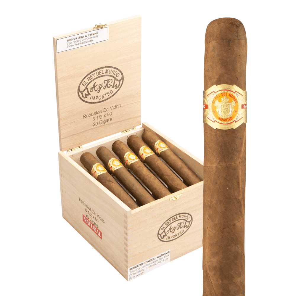 El Rey del Mundo Robusto en Vidrio Wholesale Cigars | Santa Clara Cigars