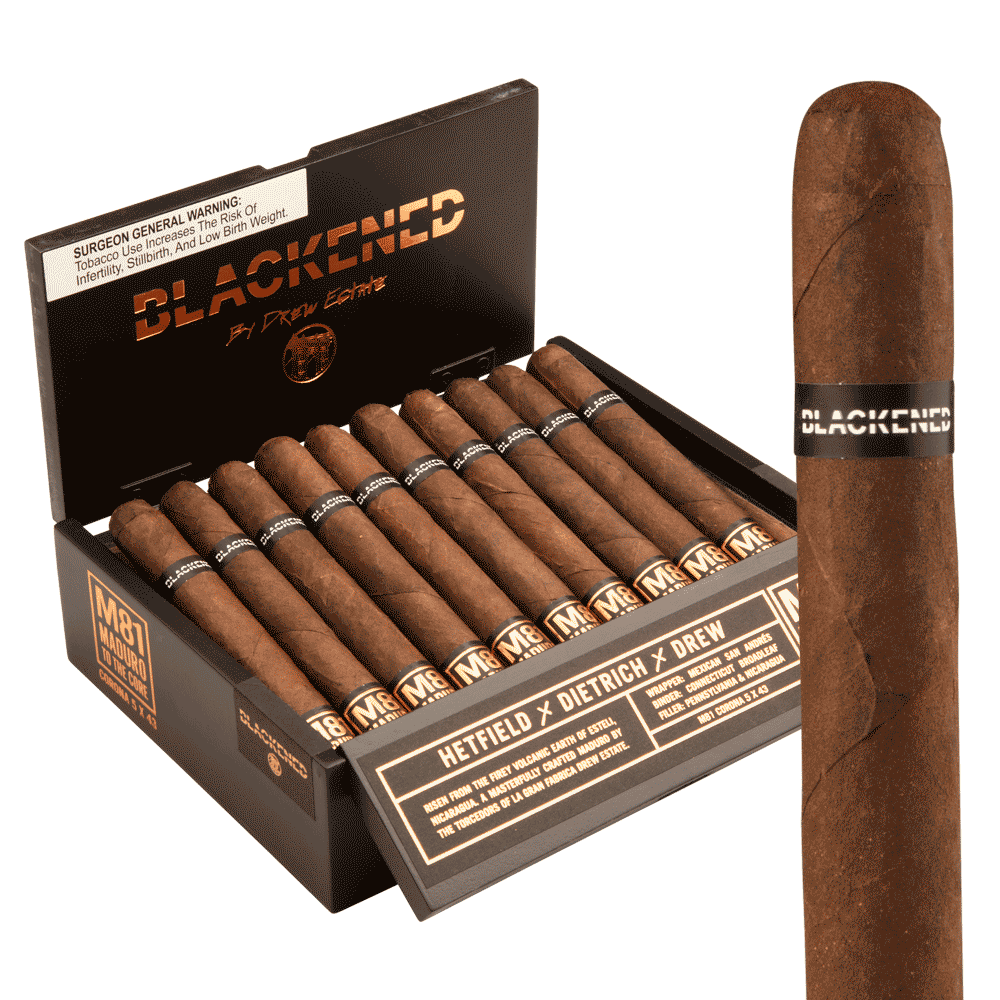 Blackened by Drew Estate Corona Wholesale Cigars | Santa Clara Cigars