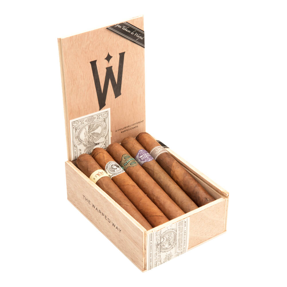 Cigar Samplers Warped 10 Count Box Sampler Wholesale Cigars | Santa ...