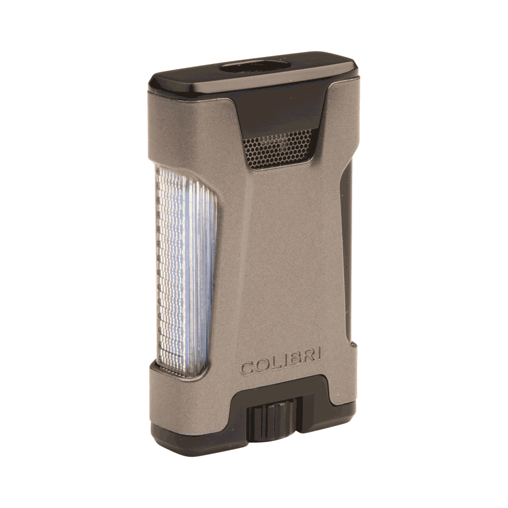 Colibri Cigar Lighters Rebel Double Flame Gunmetal/Black Lighter ...