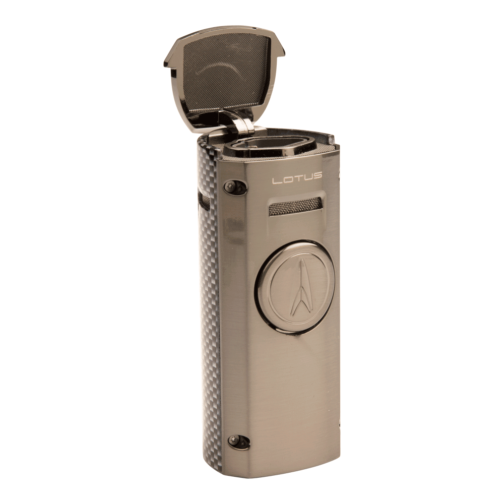 Lotus Cigar Lighters Minister Table Lighter Gunmetal and Silver ...