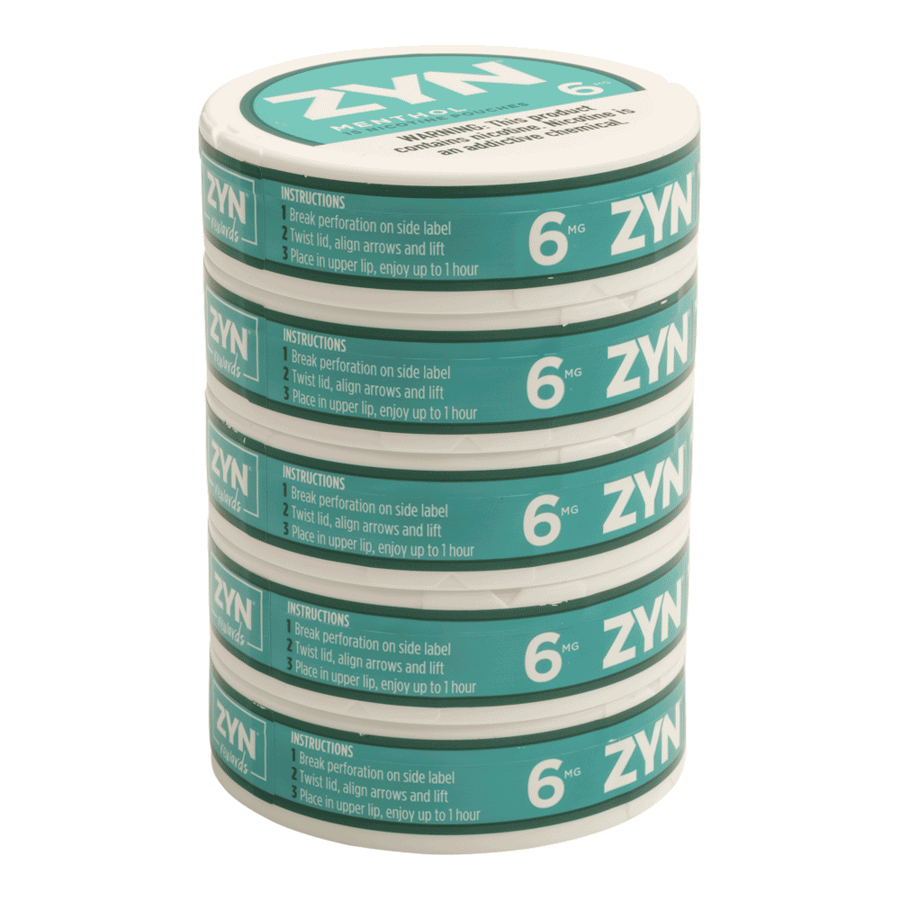 ZYN Menthol 6MG Nicotine Pouches Wholesale Cigars | Santa Clara Cigars
