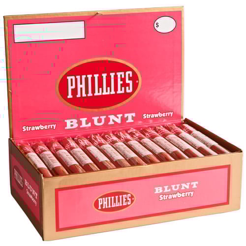 Blunt Strawberry Phillies Cigars | Machine Made Cigars | SantaClaraCigars