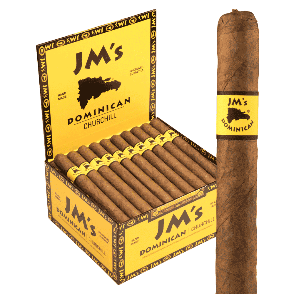 JM’s Dominican Sumatra Churchill Wholesale Cigars | Santa Clara Cigars