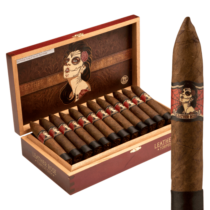 Deadwood Tobacco Co. Leather Rose Wholesale Cigars | Santa Clara Cigars