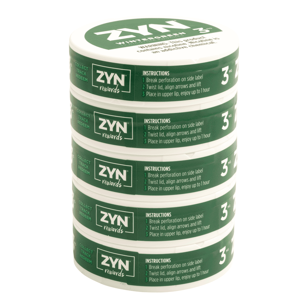 ZYN Wintergreen 3MG Nicotine Pouches Wholesale Cigars | Santa Clara Cigars