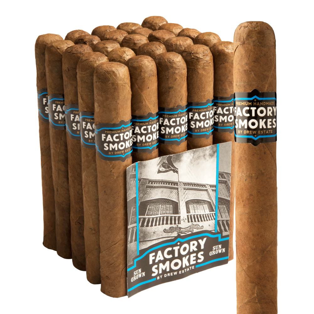 Factory Smokes by Drew Estate Toro Sungrown Cigars | SantaClaraCigars