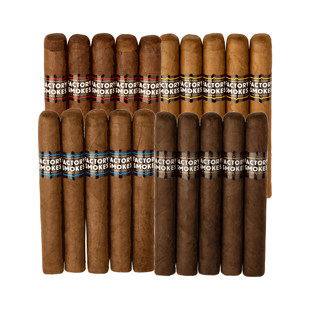 Cigar Samplers 20ct Factory Smokes Sampler Wholesale Cigars | Santa ...