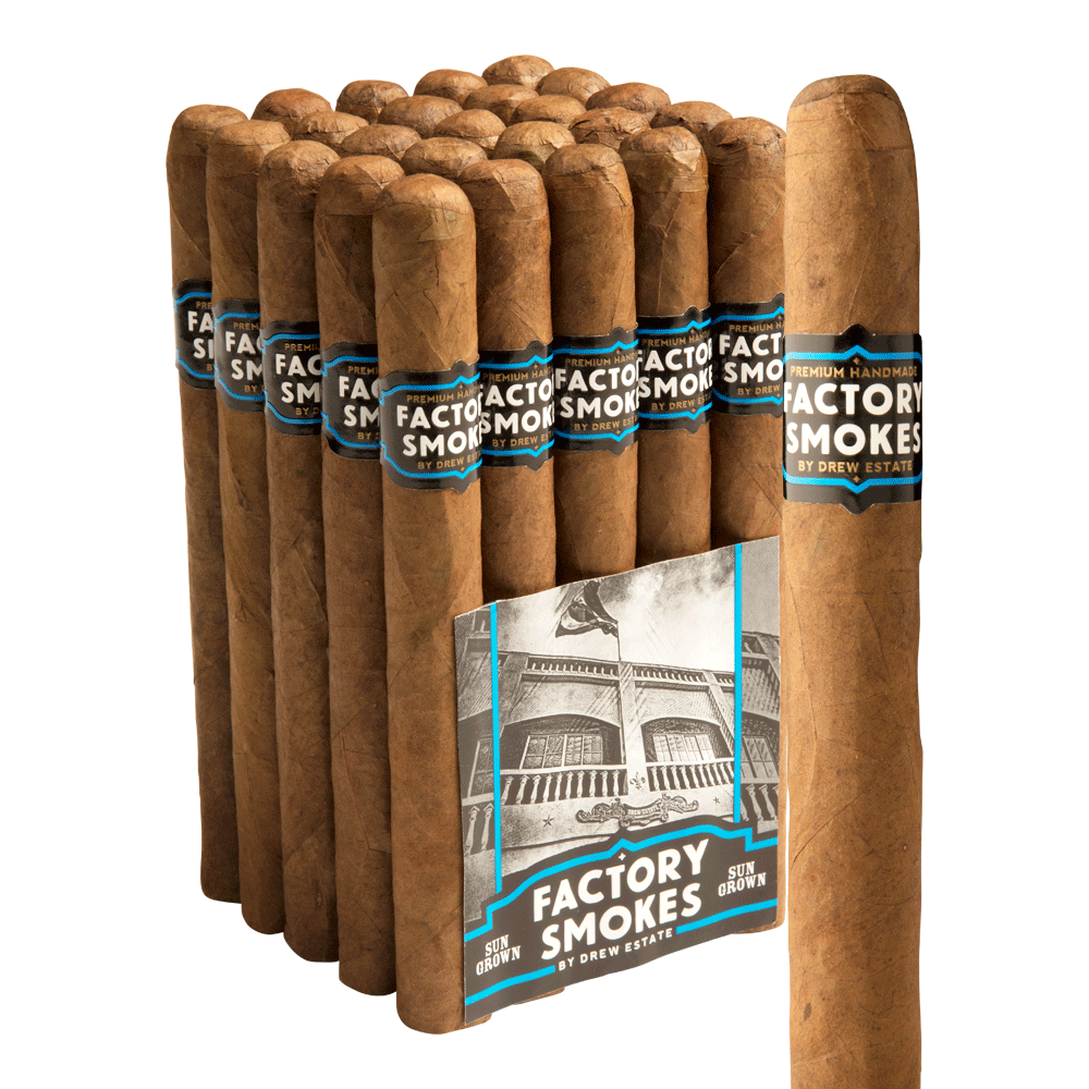 Factory Smokes by Drew Estate Churchill Sungrown Wholesale Cigars ...
