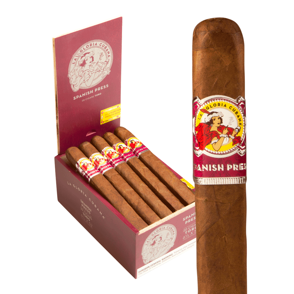 La Gloria Cubana Spanish Press Toro Wholesale Cigars | Santa Clara Cigars