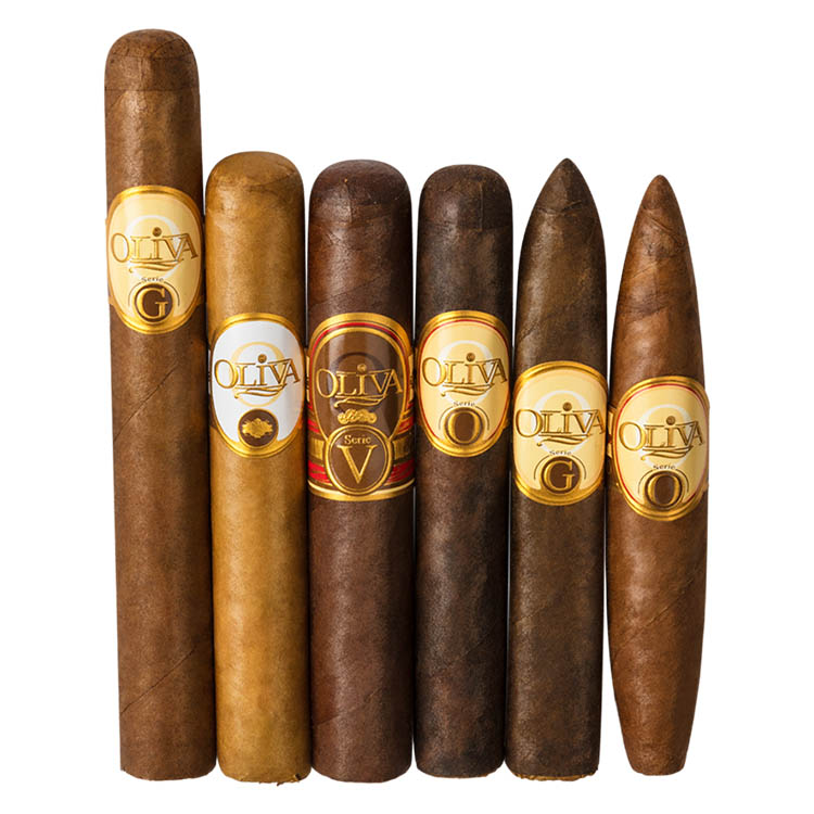 Cigar Samplers Oliva 6-Cigar Sampler Wholesale Cigars | Santa Clara Cigars