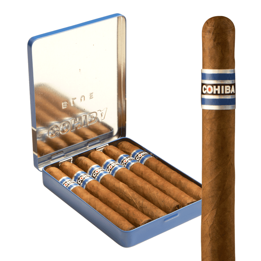 Cohiba Blue Pequeno Tin 5/6 Wholesale Cigars | Santa Clara Cigars